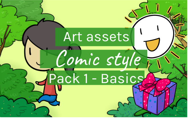 Art Assets Comic Style Basics Playable Concepts