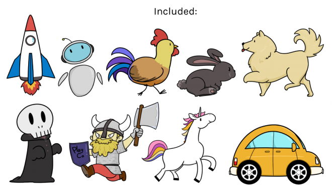 Art Assets: Comic Style – Characters – Playable Concepts